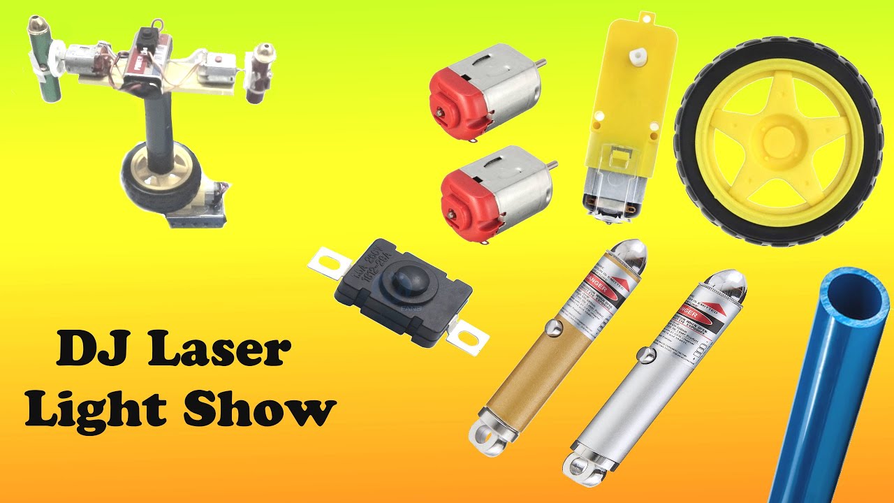 DJ Laser Light Show - How To Make Rotating Laser Lights - TopThingz ...