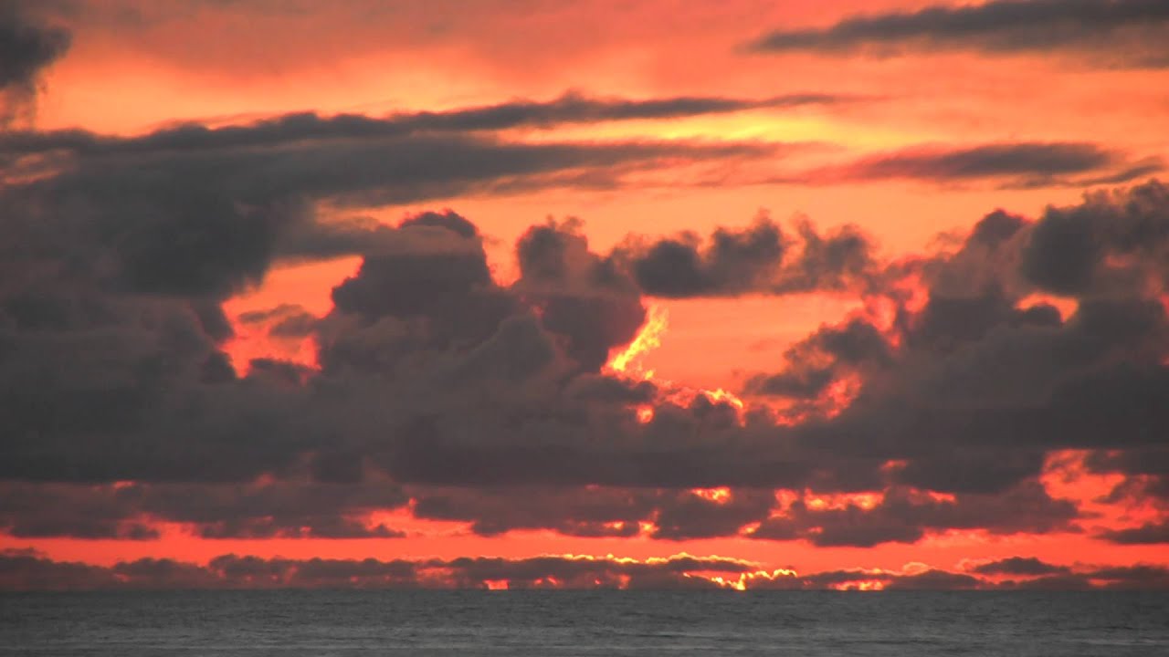sunset over Ocean Beach, plus Blacks Beach cliff scene - YouTube