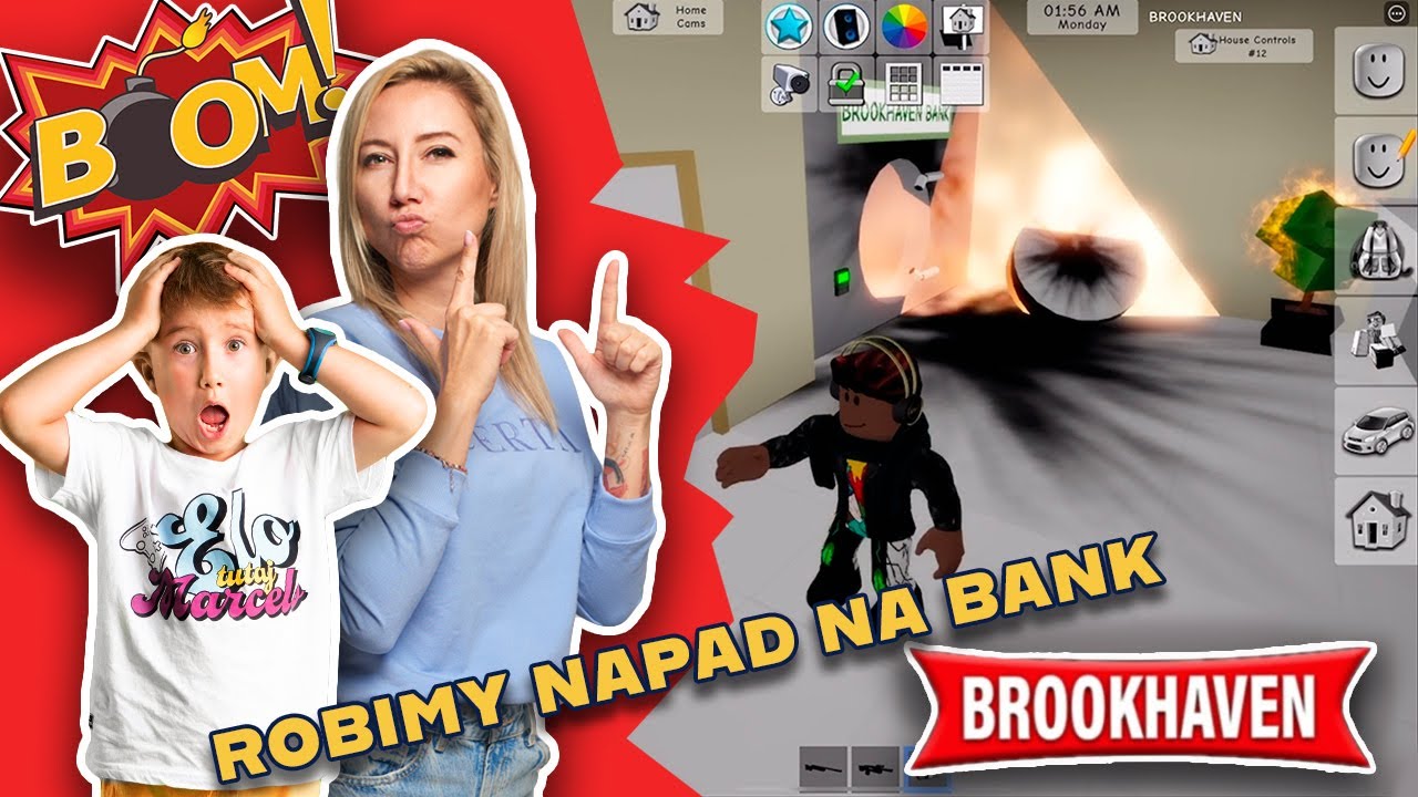 Zobacz jak obrabowaliśmy bank Brookhaven 🏡rp ROBLOX - YouTube