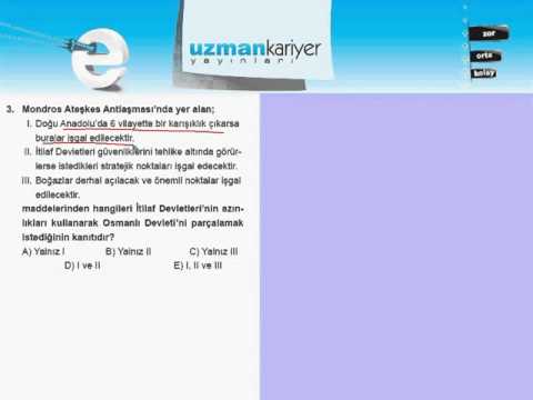 Tekno Test | Tarih - Test 31 | Soru 6