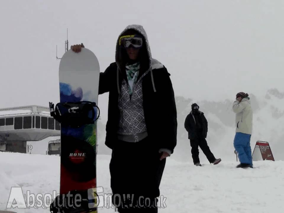 2011 Rome Vinyl Snowboard Review - www.Absolute-Snow.co.uk - YouTube