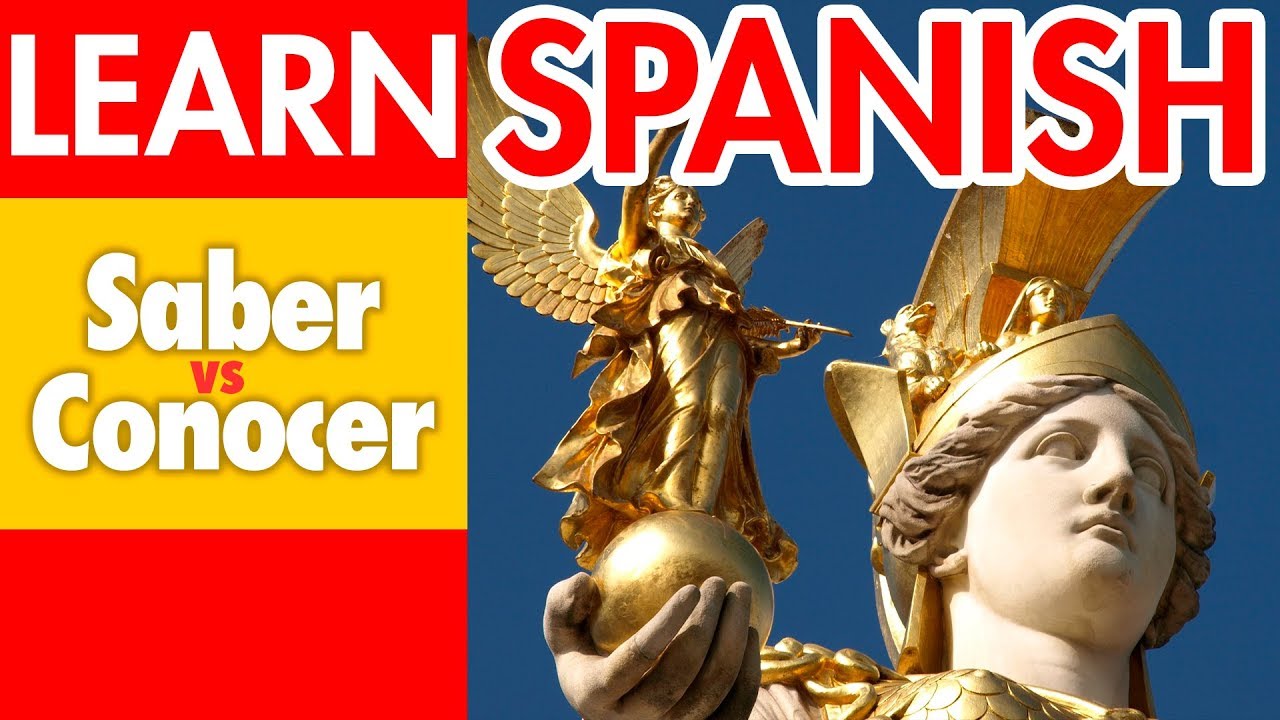 What's the Difference Between Saber and Conocer? - Learn Spanish - YouTube