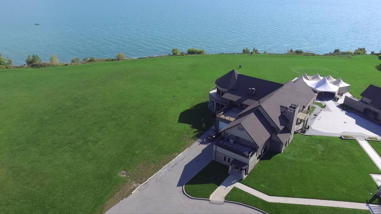 4K video Viewpoint Estate Winery and Vineyard Lake Erie North Shore ...