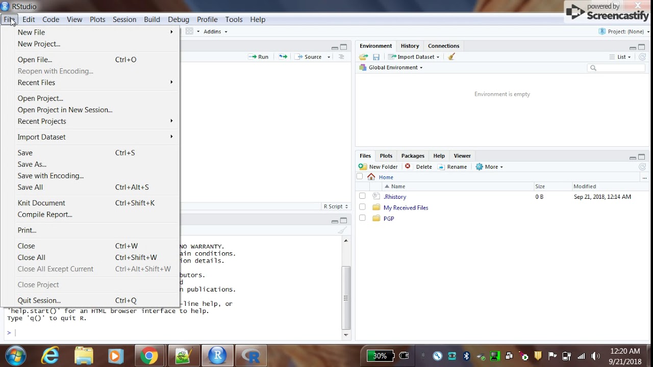 Getting started with R and RStudio | Part 1 - YouTube