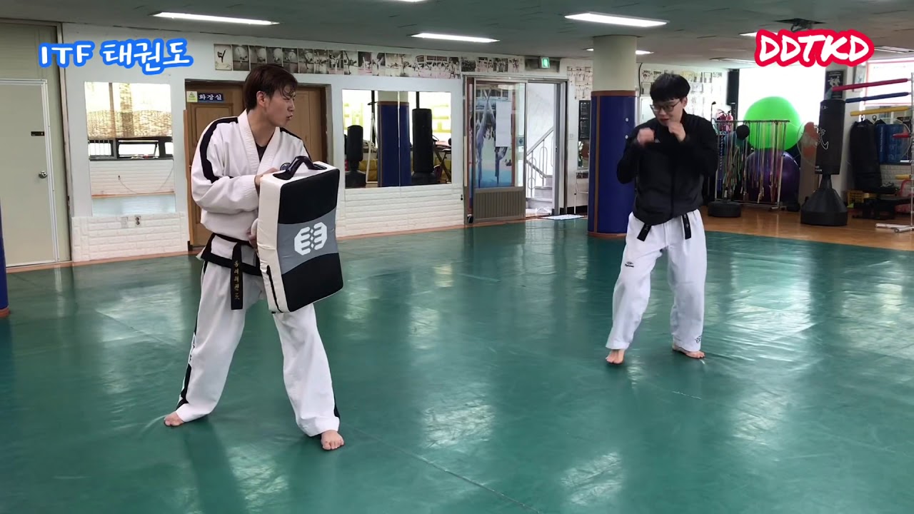 ITF TKD technique - YouTube