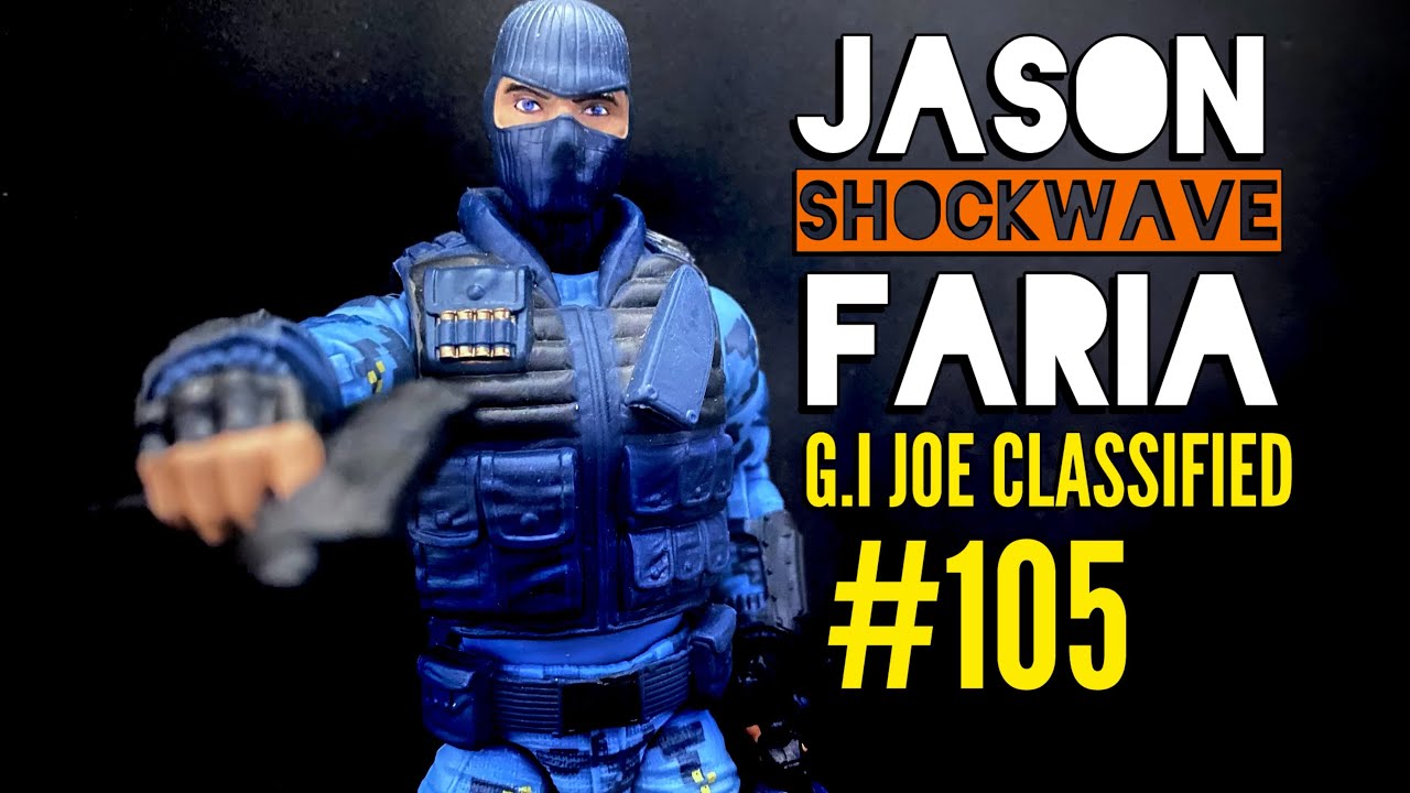 T221 | JASON 'SHOCKWAVE' FARIA | G.I JOE CLASSIFIED #105 | Unboxing y ...