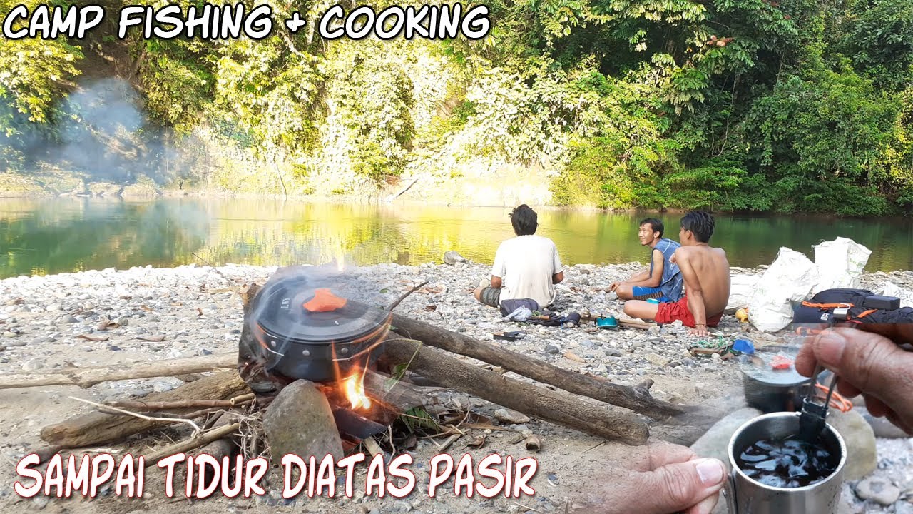 OVERNIGHT FISHING CAMPING MENCARI IKAN SAMPAI PAGI | MENEMBAK IKAN ...
