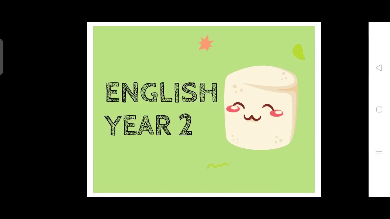 English Year 2 - Poem: My Perfect Week - YouTube