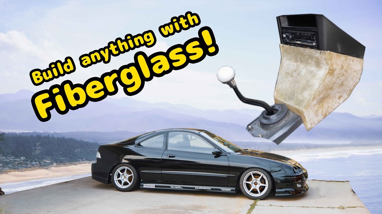 Making a Custom Fiberglass Instrument Panel for the Integra! - YouTube