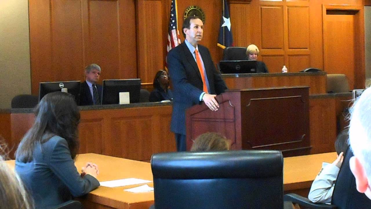 Randall Sorrels of Houston Bar Assn introduces Debra Ibarra Mayfield ...
