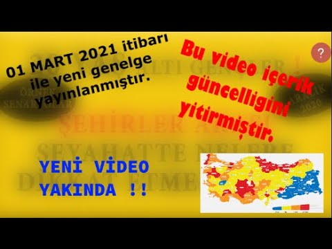 20 YAŞ ALTI için ŞEHİRLER ARASI seyahat izni ve şartlarınız nelerdir ? Örnek senaryolarla anlatım.