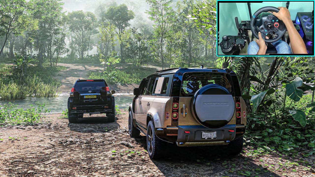 Land Rover Defender - Forza Horizon 5 Realistic Driving | Logitech G29 ...