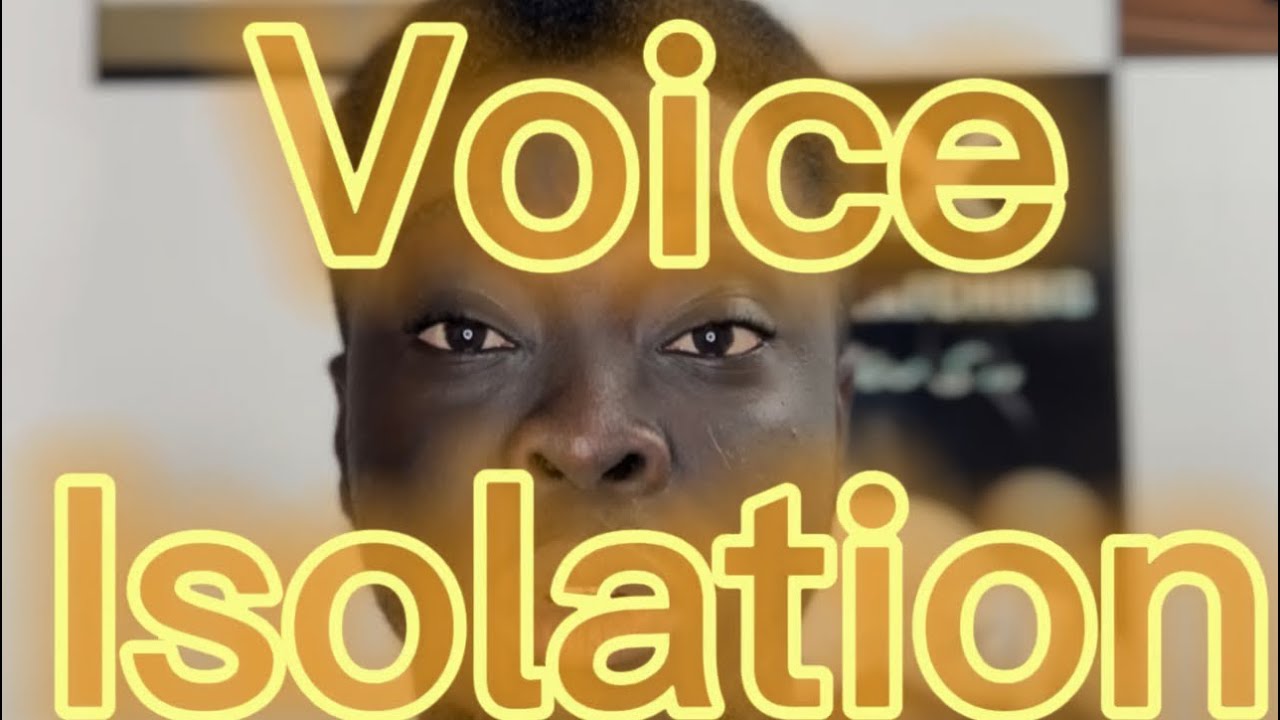 Voice Isolation - YouTube