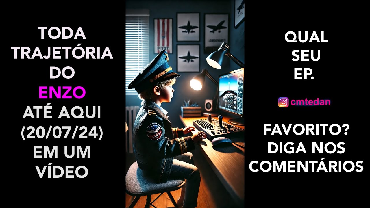 A SAGA COMPLETA DO ENZO! (EP. 1 AO EP. 7) - "Da ascensão ao abate ...