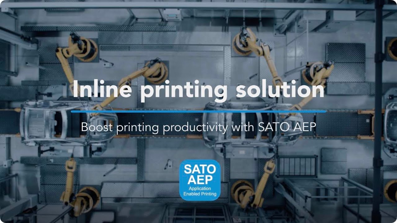 Boost printing productivity with SATO AEP - YouTube