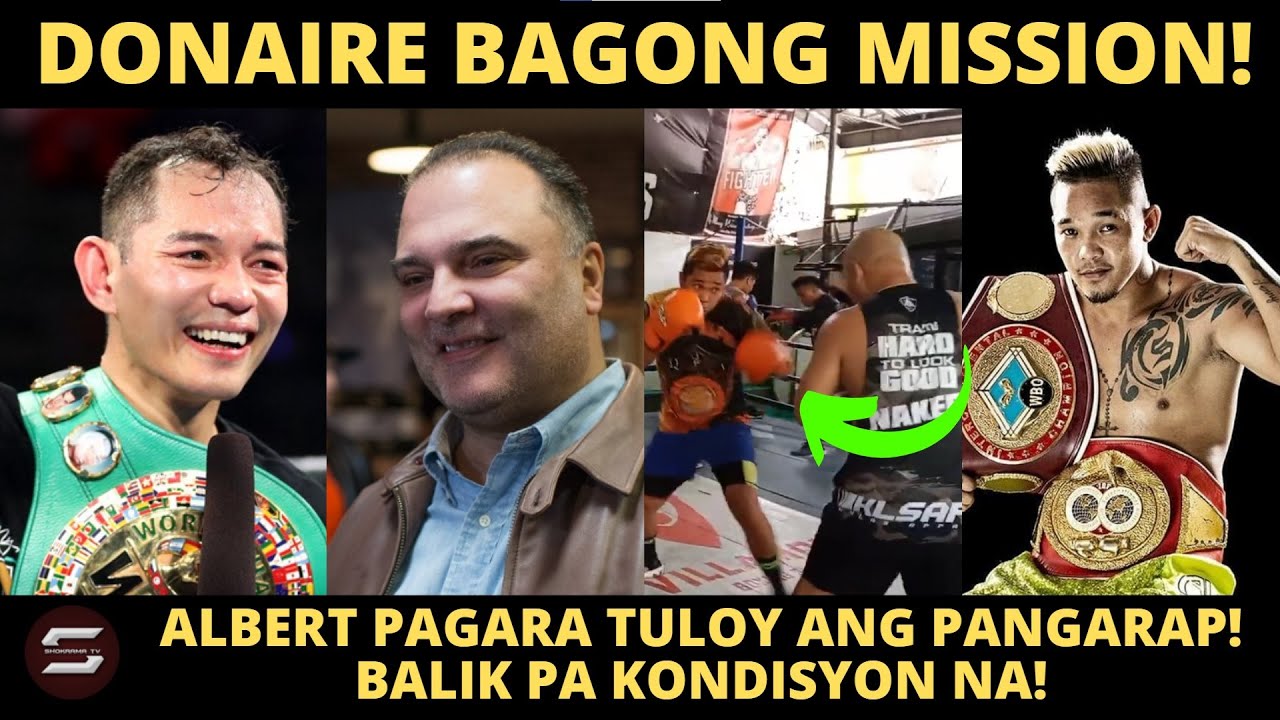 Si Donaire ang TULAY ng PINOY BOXERS | Albert Pagara balik BOXING na ...