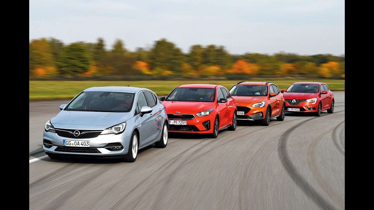 Ford Focus vs Opel Astra vs Kia Ceed vs Renault Megane - YouTube