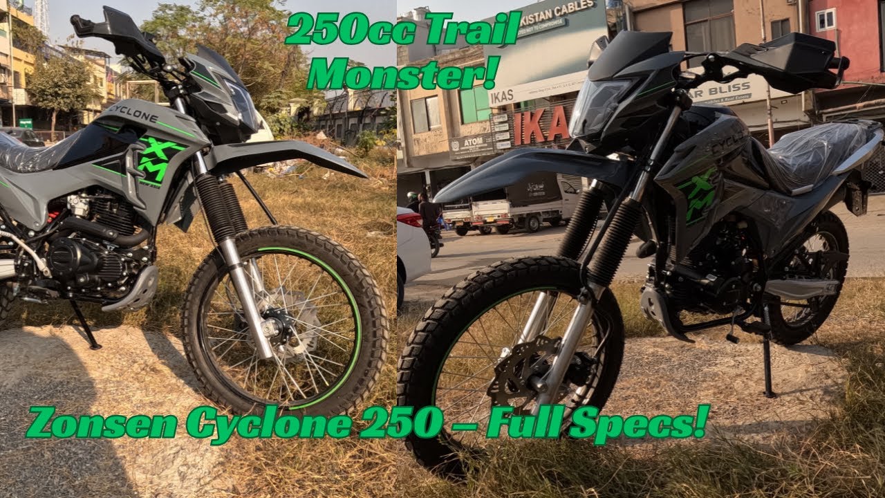 Cyclone 250cc Full Specs | Best Budget 250 Trail Bike? - YouTube
