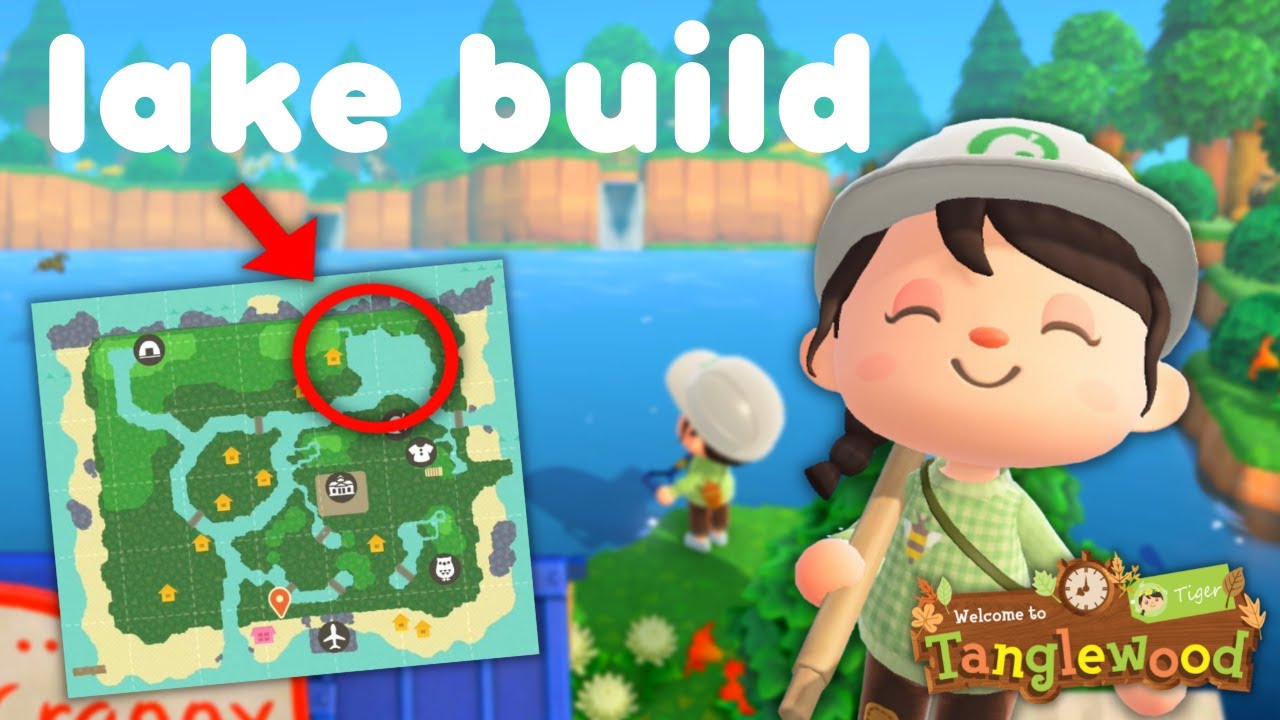 beautiful natural lake speedbuild (cottagecore) - YouTube