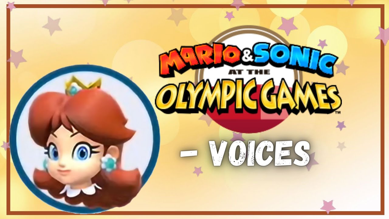 Mario & Sonic Tokyo 2020 - Princess Daisy Voice - YouTube