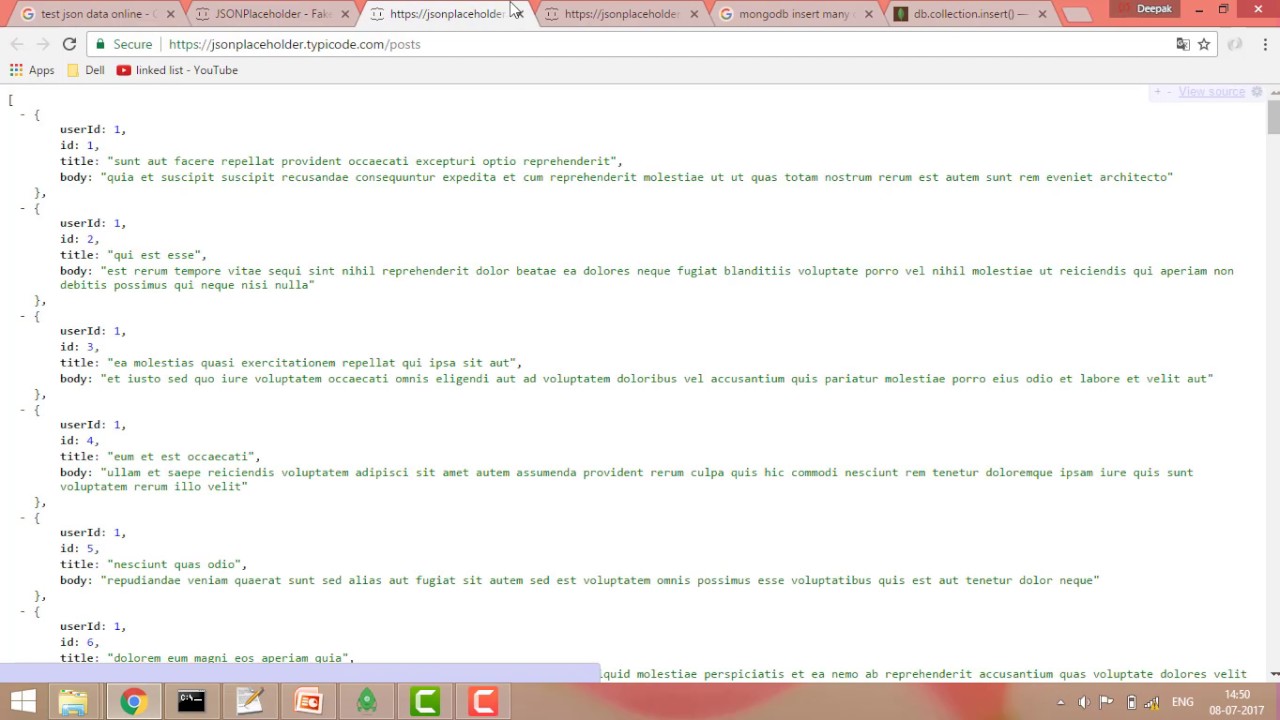 Mongodb Tutorial 3 Create Database Table And Insert Data Youtube 2972
