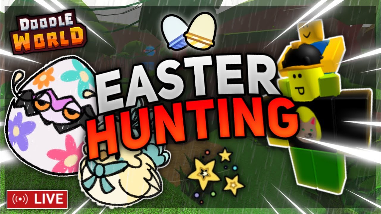 Hunting for easter skins LIVE! - Doodle world - YouTube
