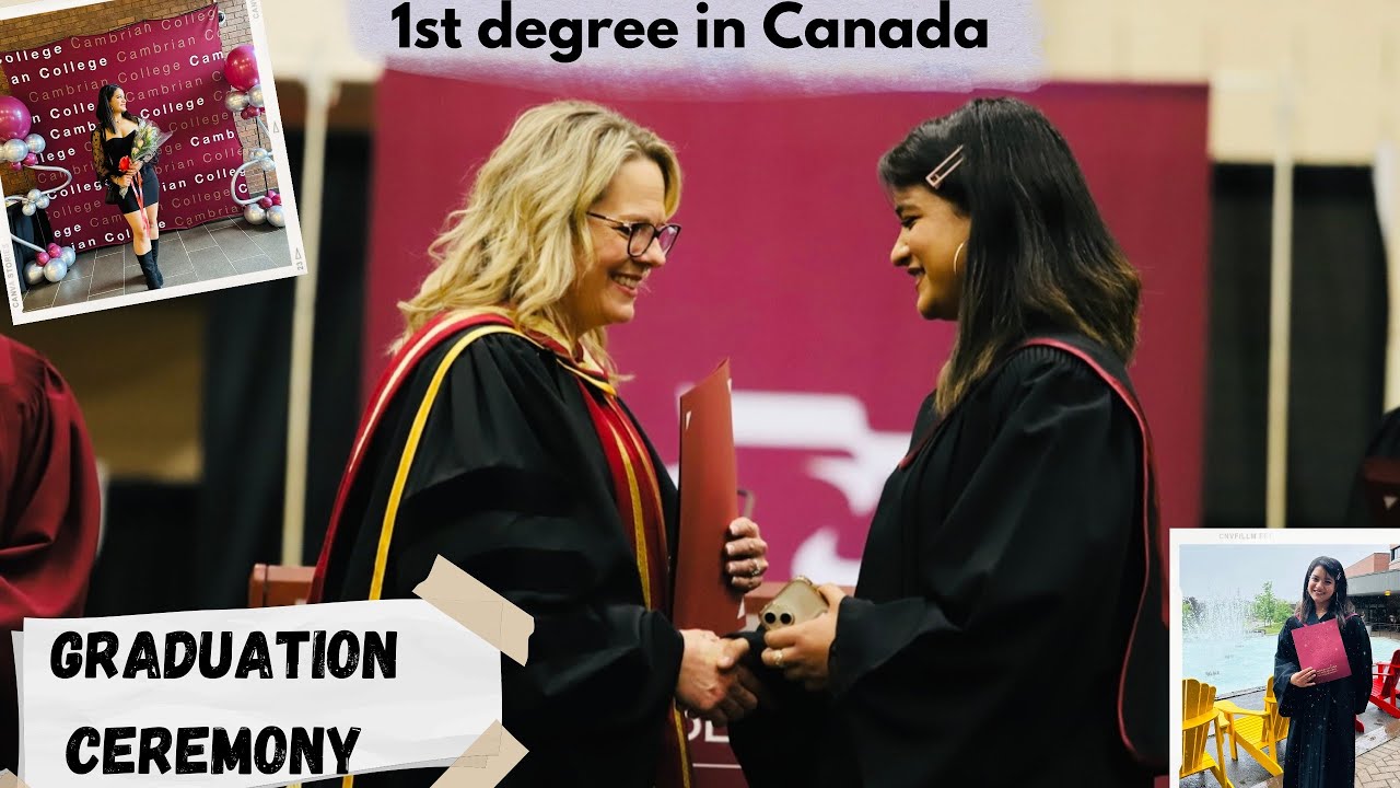My graduation day in Canada 🇨🇦 | first degree done | CAMBRIAN COLLEGE ...