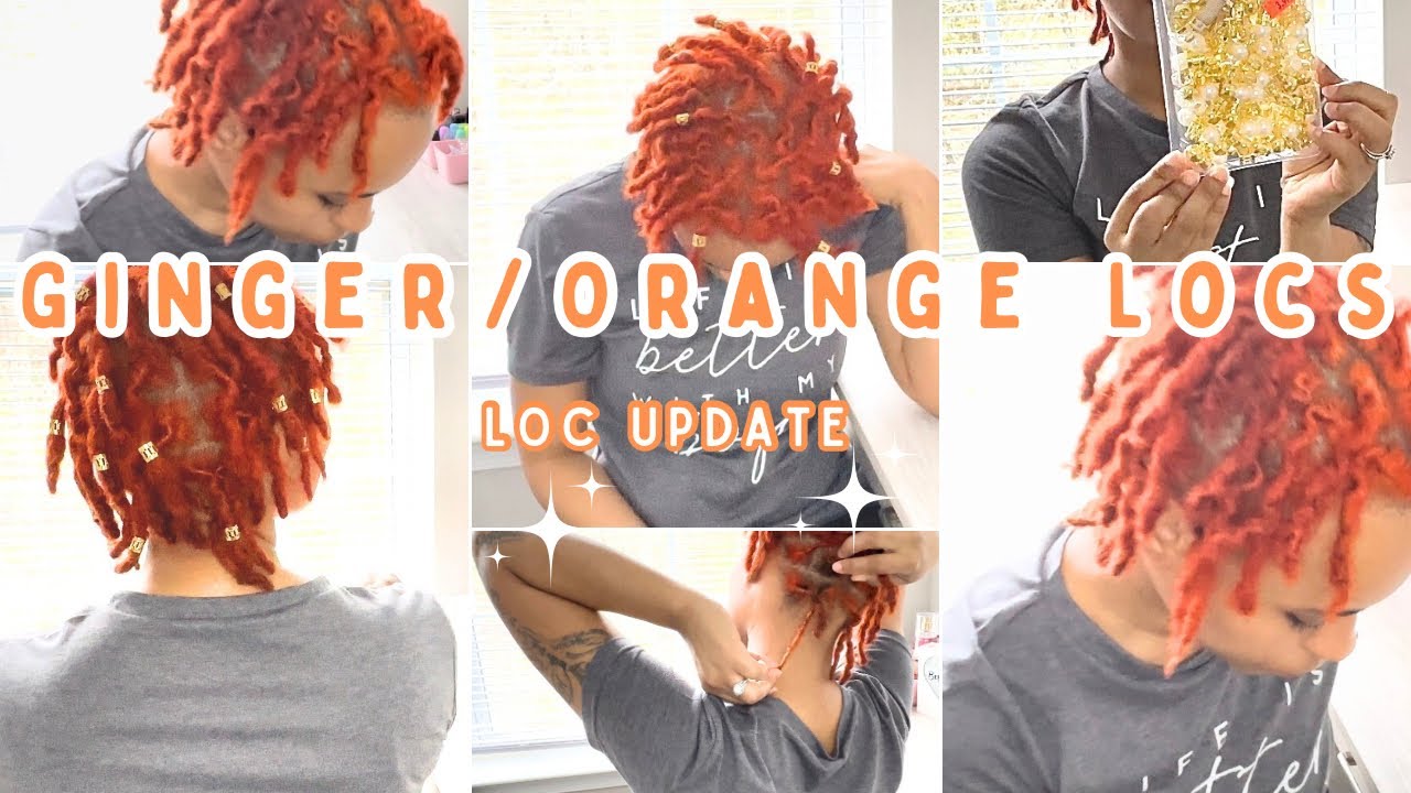 Ginger/Orange Locs | 7 Month Loc Update - YouTube