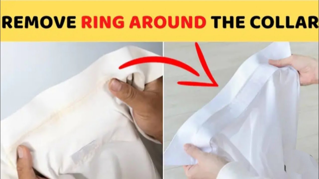 REMOVE RING AROUND THE COLLAR | 4 Amazing Hacks By Zymal's Kitchen ...
