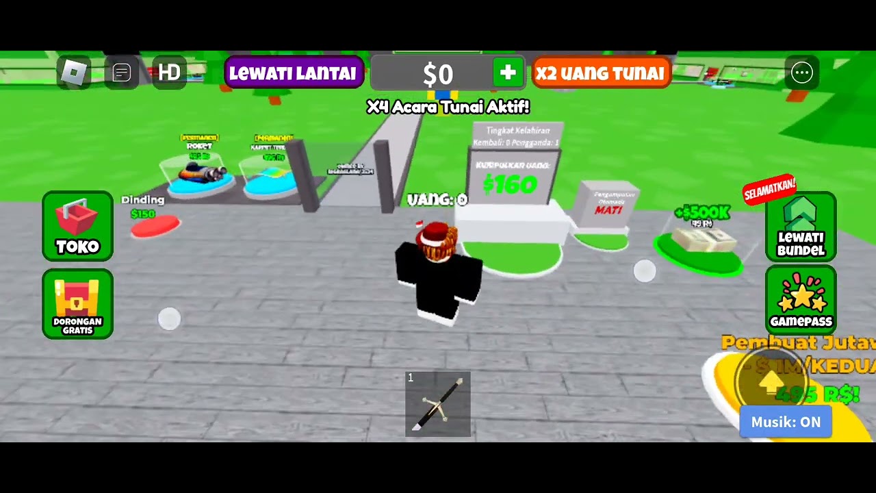 kita lagi main & millionaire Empire Tycoon guys bagus banget kalian ...