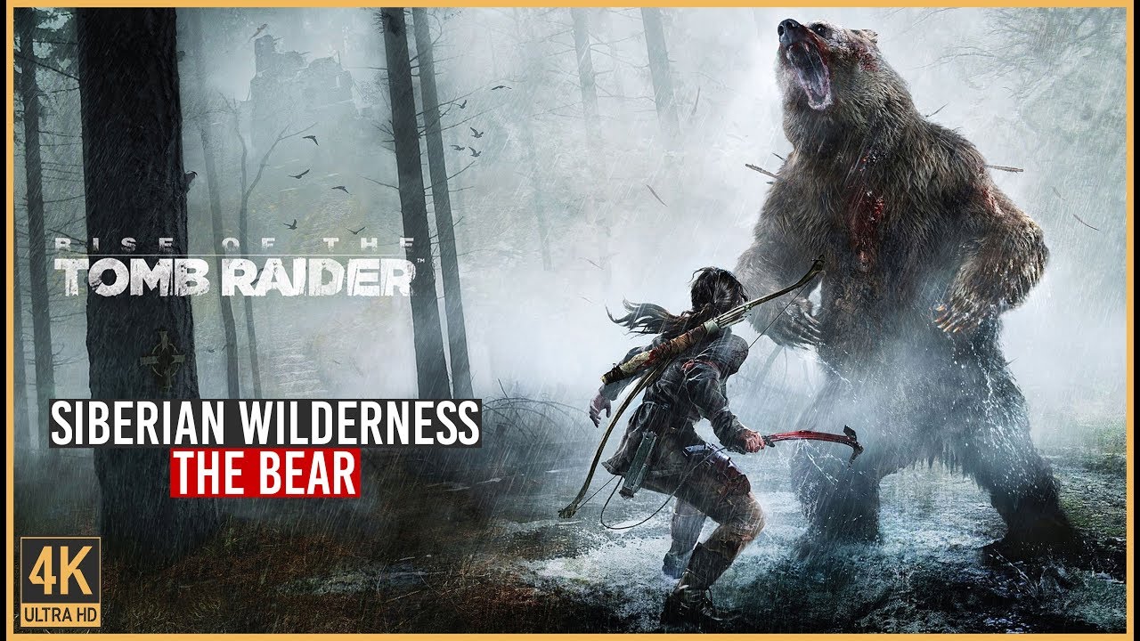 Rise of the Tomb Raider - Defeat the Bear (4K 60fps) - YouTube