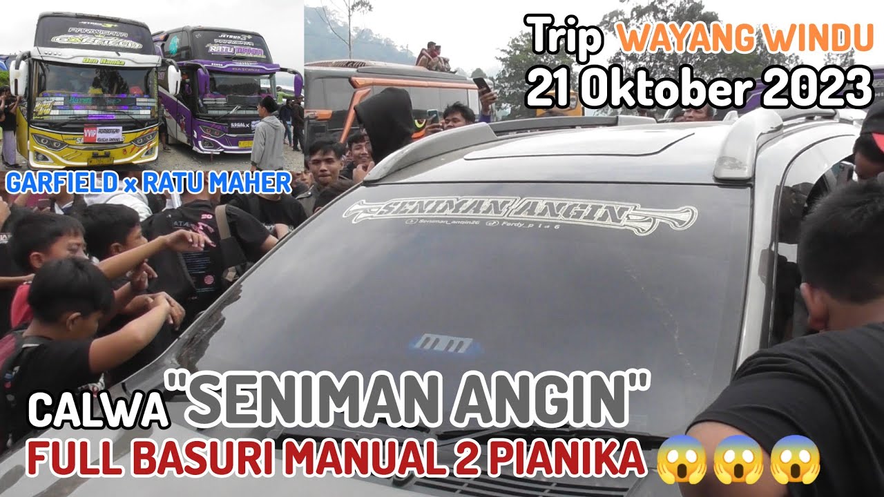 KEHEBOHAN DI AREA PARKIR SAMBUT BUS ARTIS BASURI | SENIMAN ANGIN CURI ...