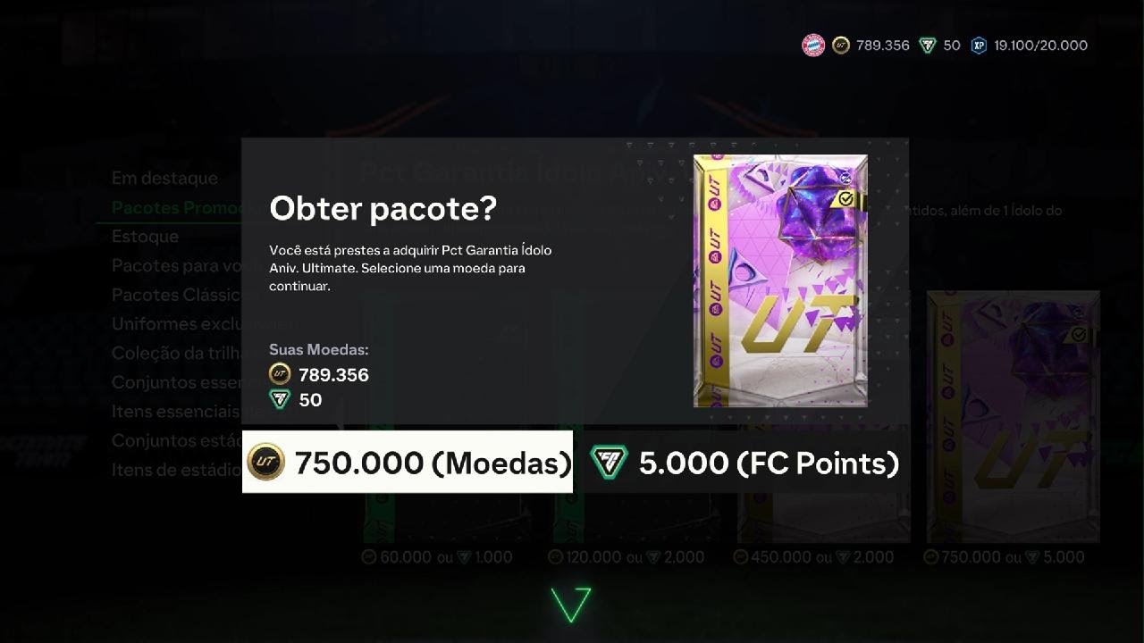 Abrindo pack de 750k coins - EAFC24 - YouTube