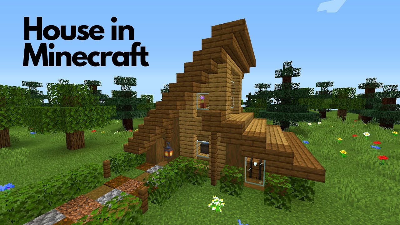 How to Build a House in Minecraft 🛠 🧱 ⚒ - YouTube