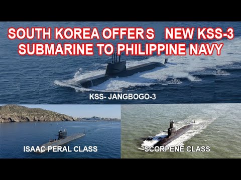 South Korea Hanwha Ocean Offers New KSS-3 Submarine to Philippine Navy - YouTube