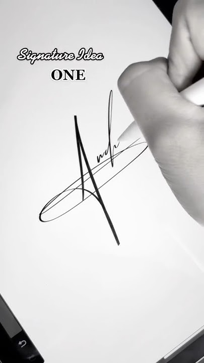 🤯 Autograph Style Signature Ideas | “A” Names #shorts #viralvideo # ...
