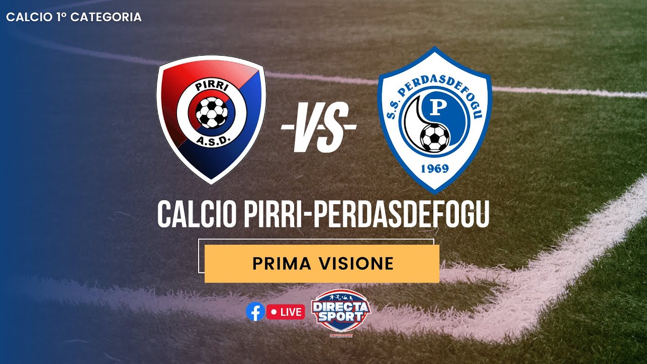 Calcio 1° Categoria – Calcio Pirri-Perdasdefogu (1-1) - YouTube