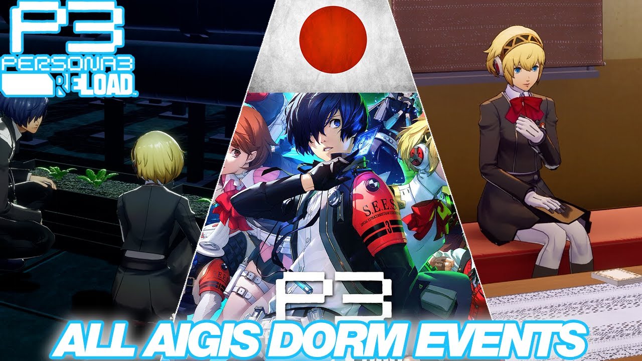 All Aigis Dorm Activities(VA: ) | Persona 3 Reload (Japanese w/English ...
