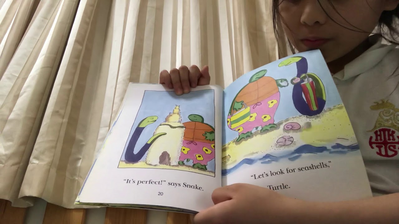 Let’s Read: Snake and Turtle’s Day at the Beach - YouTube