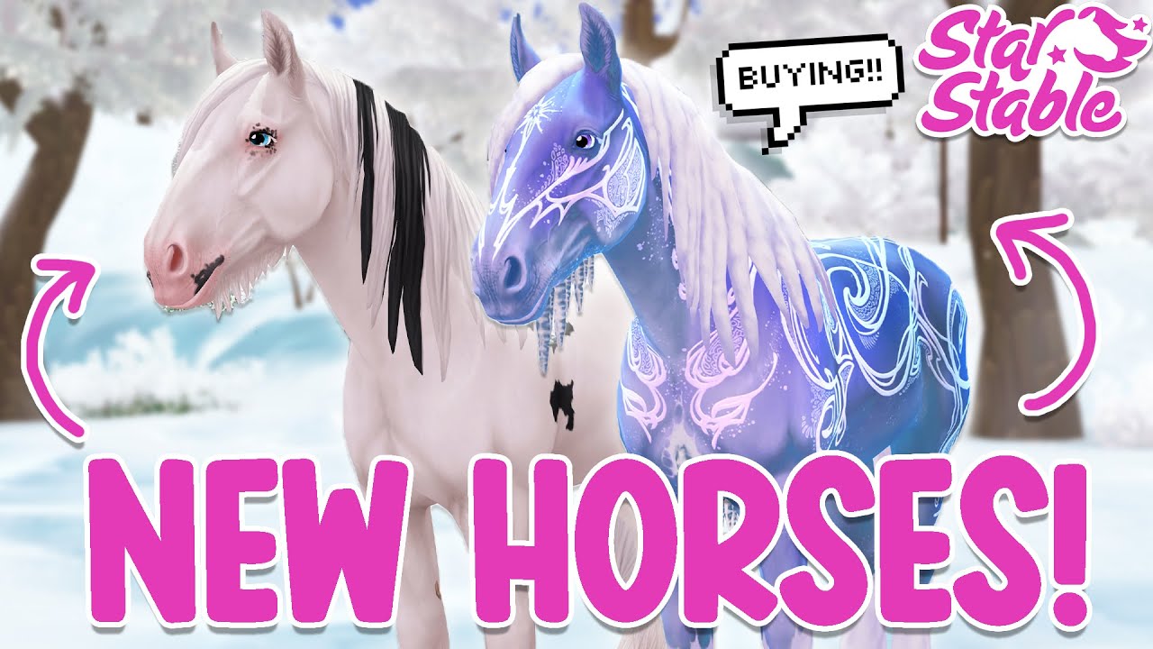*BUYING* LEBKUCHEN & VETLE NEW MAGICAL WINTER HORSES!! STAR STABLE WINTER FESTIVAL 🐴 - YouTube
