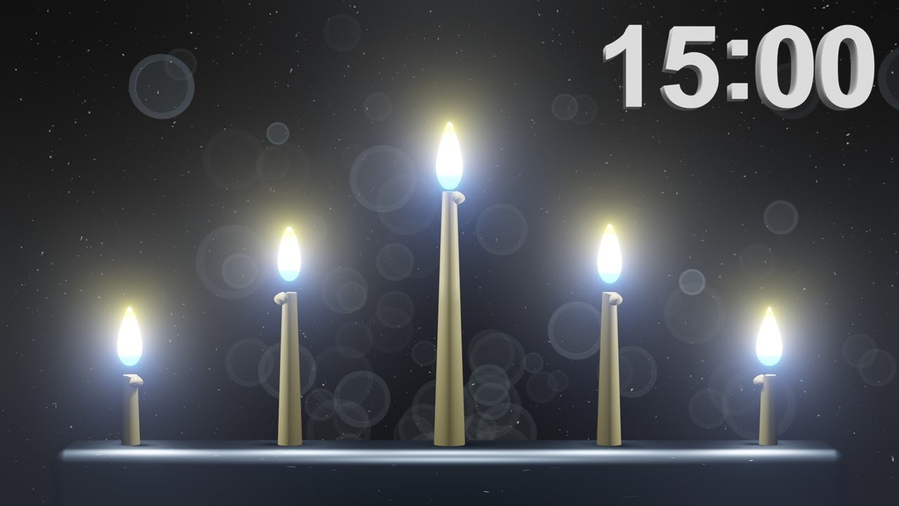 15 Minute Timer - Candles - YouTube