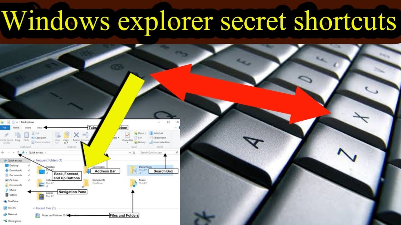 Windows explorer top secret shortcuts. | The Modern Techs || Pc ...