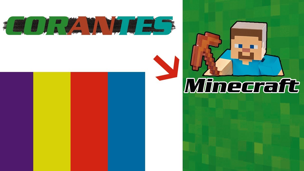 CORANTES E TINTAS NO MINECRAFT - FAÇA VOCÊ MESMO 😜😜😜 - YouTube
