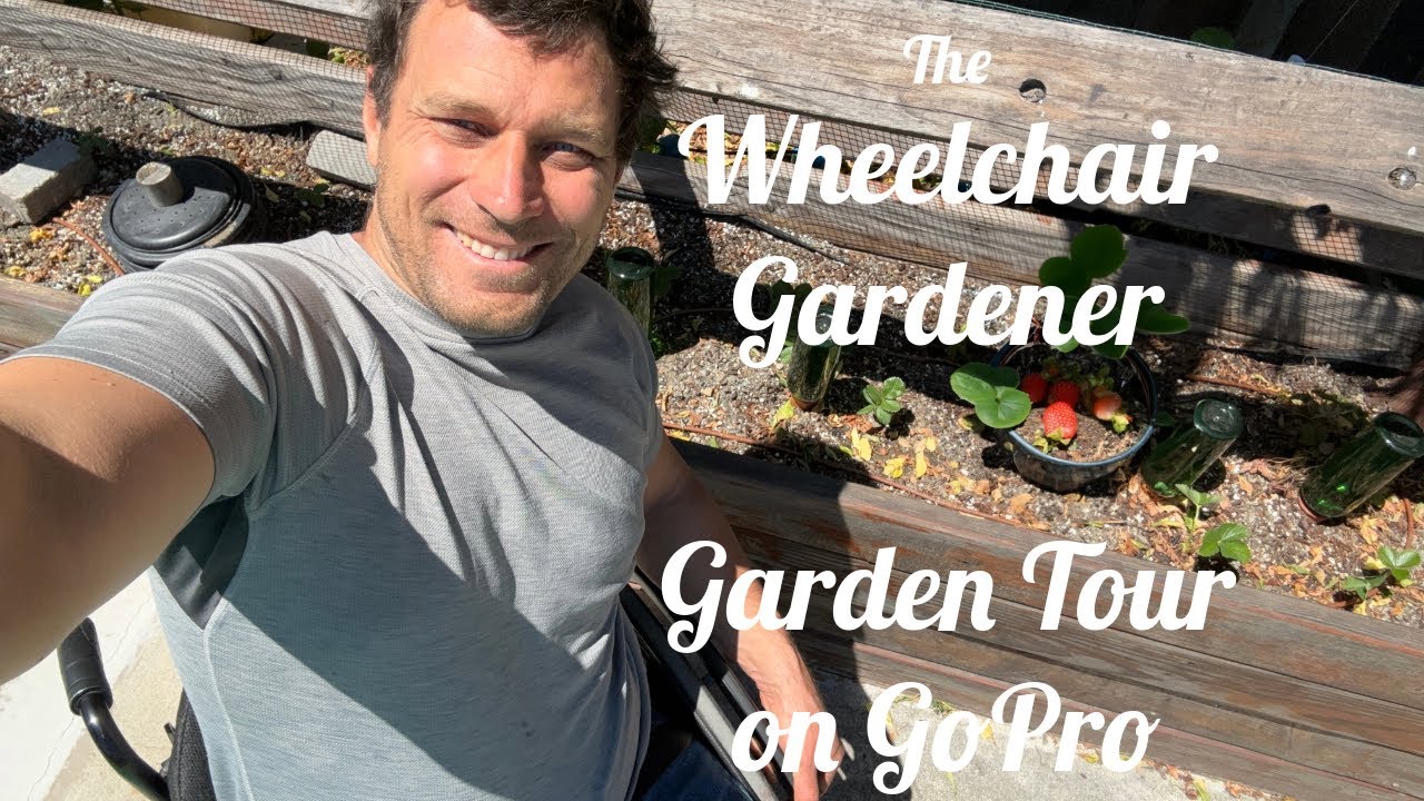 Able Bodied Wheelchair Garden Tour (shot on GoPro) - YouTube