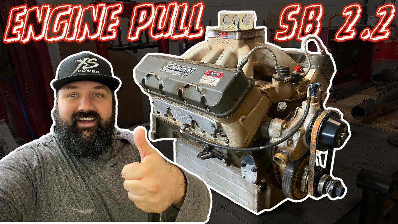 Pulling the NASCAR Cup Series SB 2.2 Engine out of our Dirt Late Model ...