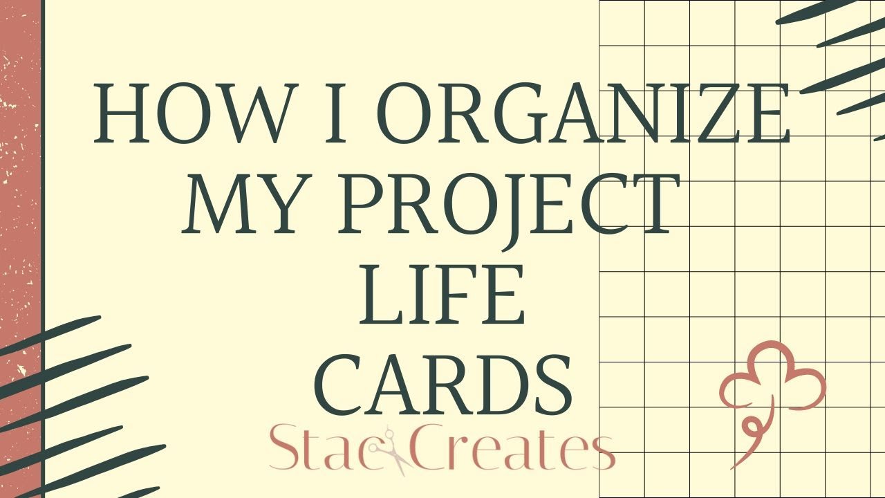 Project Life Card Organization - YouTube