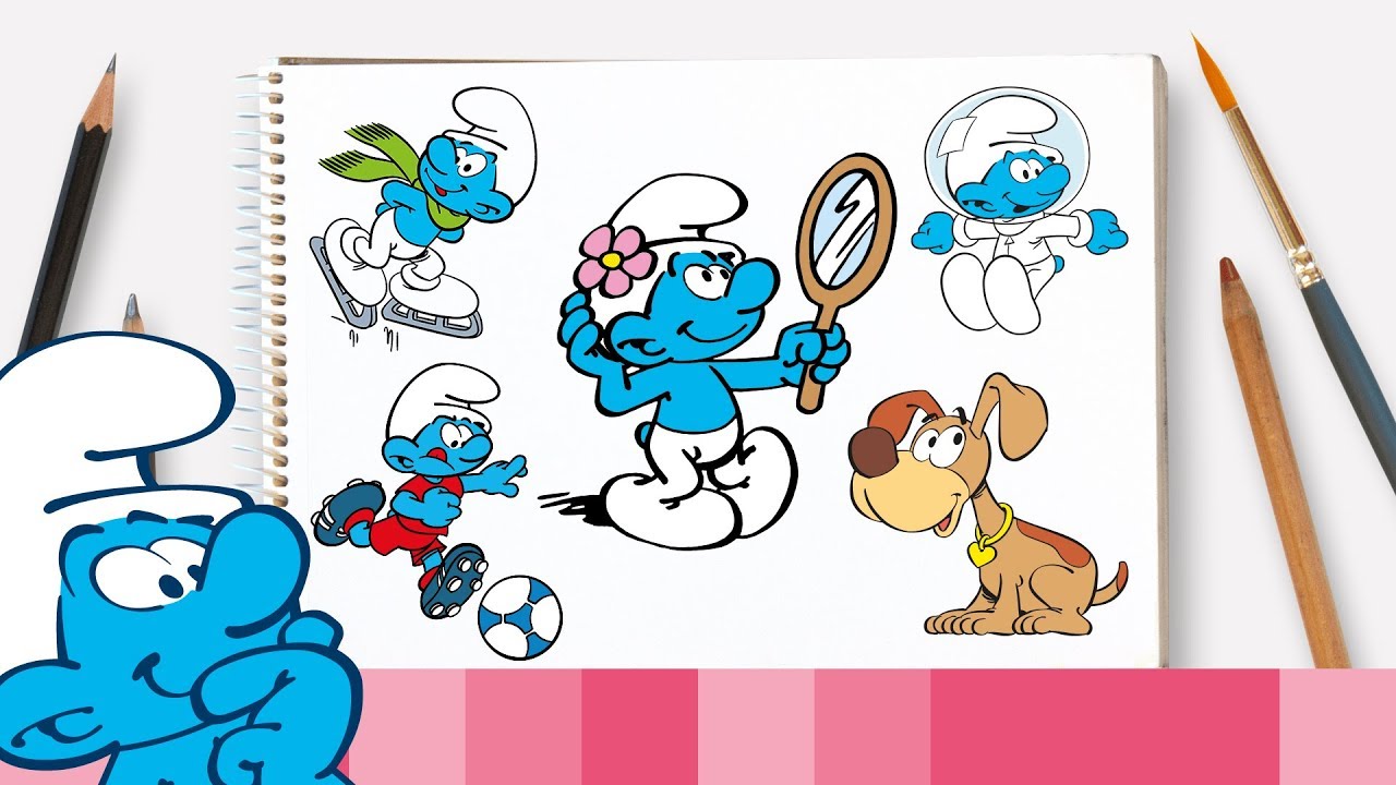 How to Draw Vanity and his Friends • The Smurfs - YouTube
