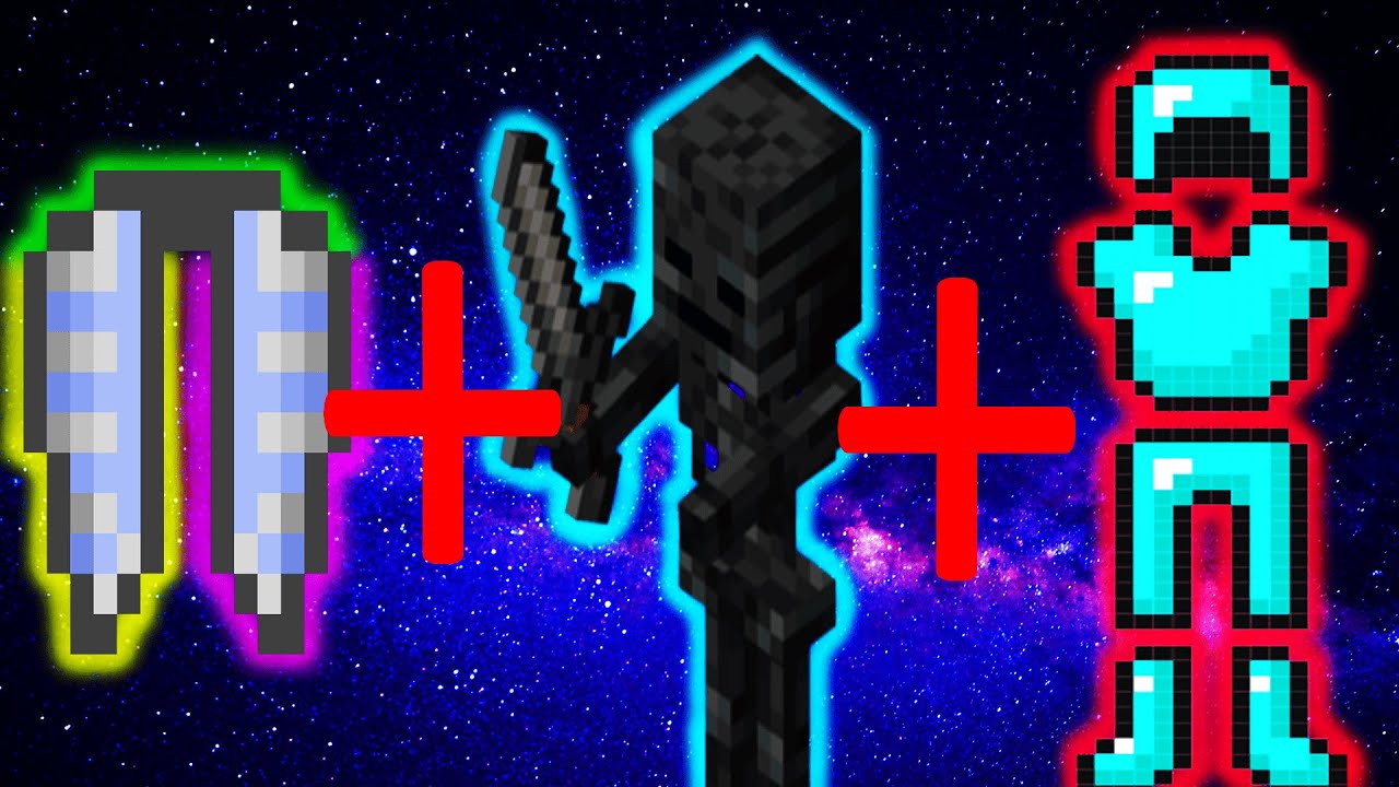 Elytra + Wither Skeleton + Diamond Armor = ??? - YouTube