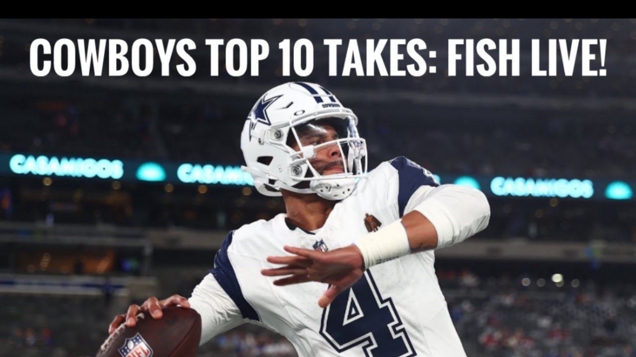 #Cowboys Fish LIVE: Top 10 Takes on Wild, Wobbly Win - YouTube