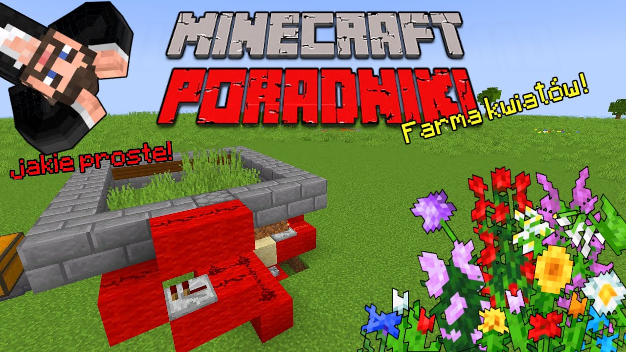 FARMA KWIATÓW! Co i jak hodować? - Minecraft Poradnik #14 - YouTube